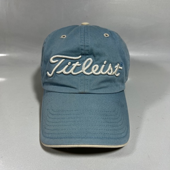 Accessories | Titleist Mens Adjustable Golf Hat Cap Light Blue | Poshmark